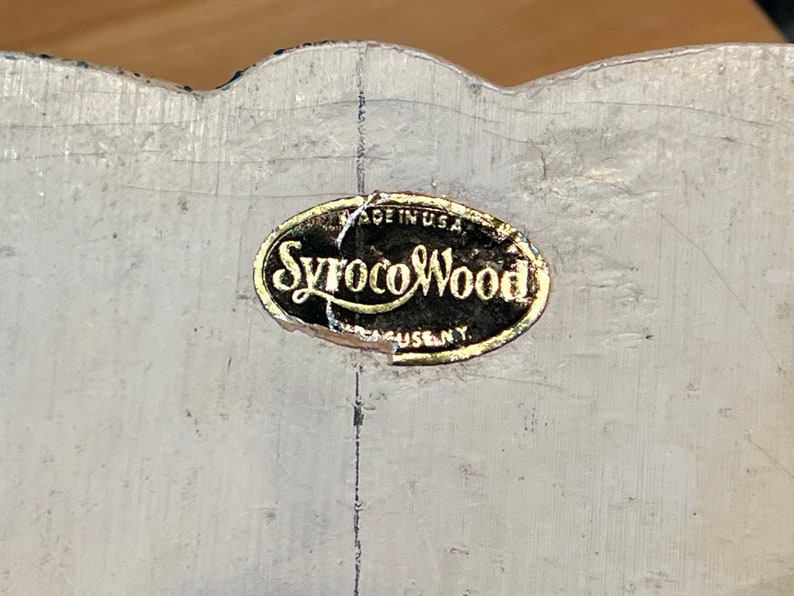 Vintage Syroco MCM Wood Hanging Wall Shelf Sconce - Etsy