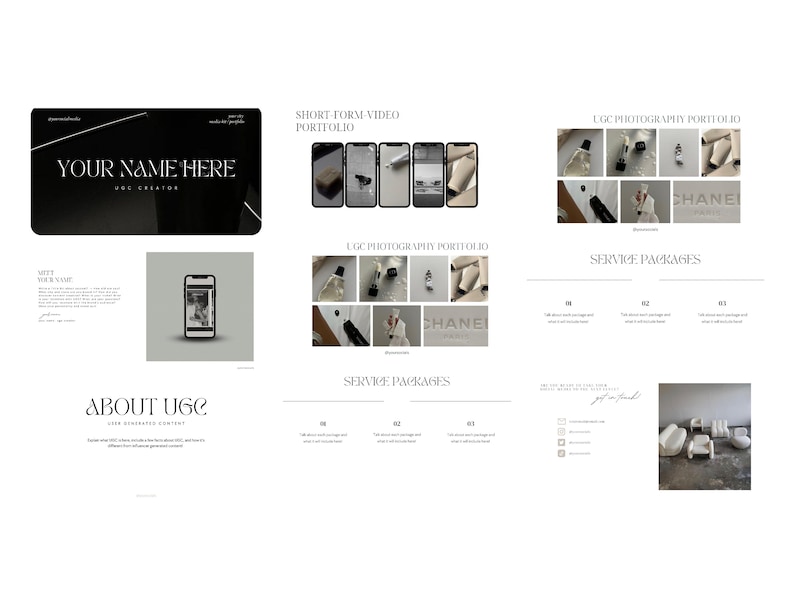 Ugc Creator Portfolio Template
