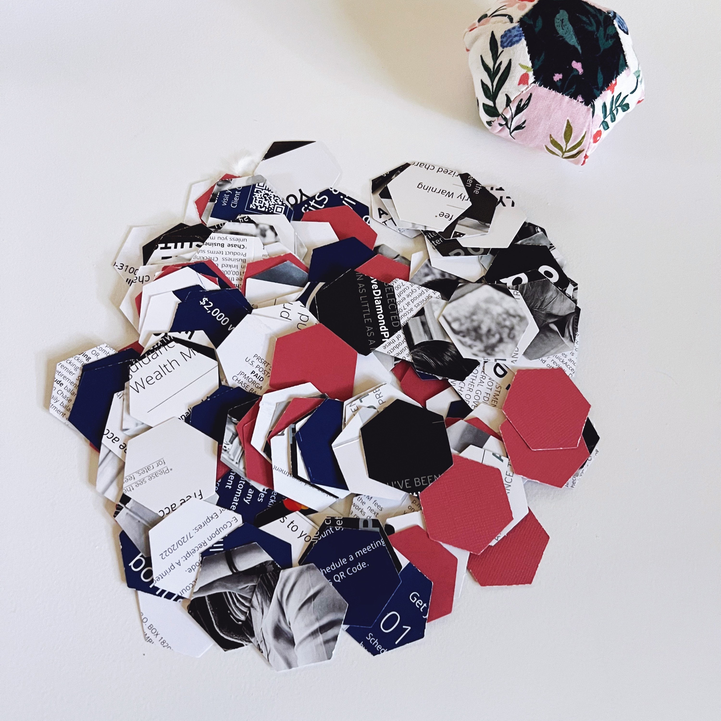 EPP Hexagon Templates different Sizes English Paper Piecing Hexagons ...