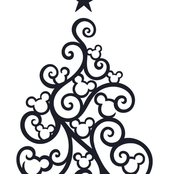 Mickey Mouse Christmas Tree - Etsy