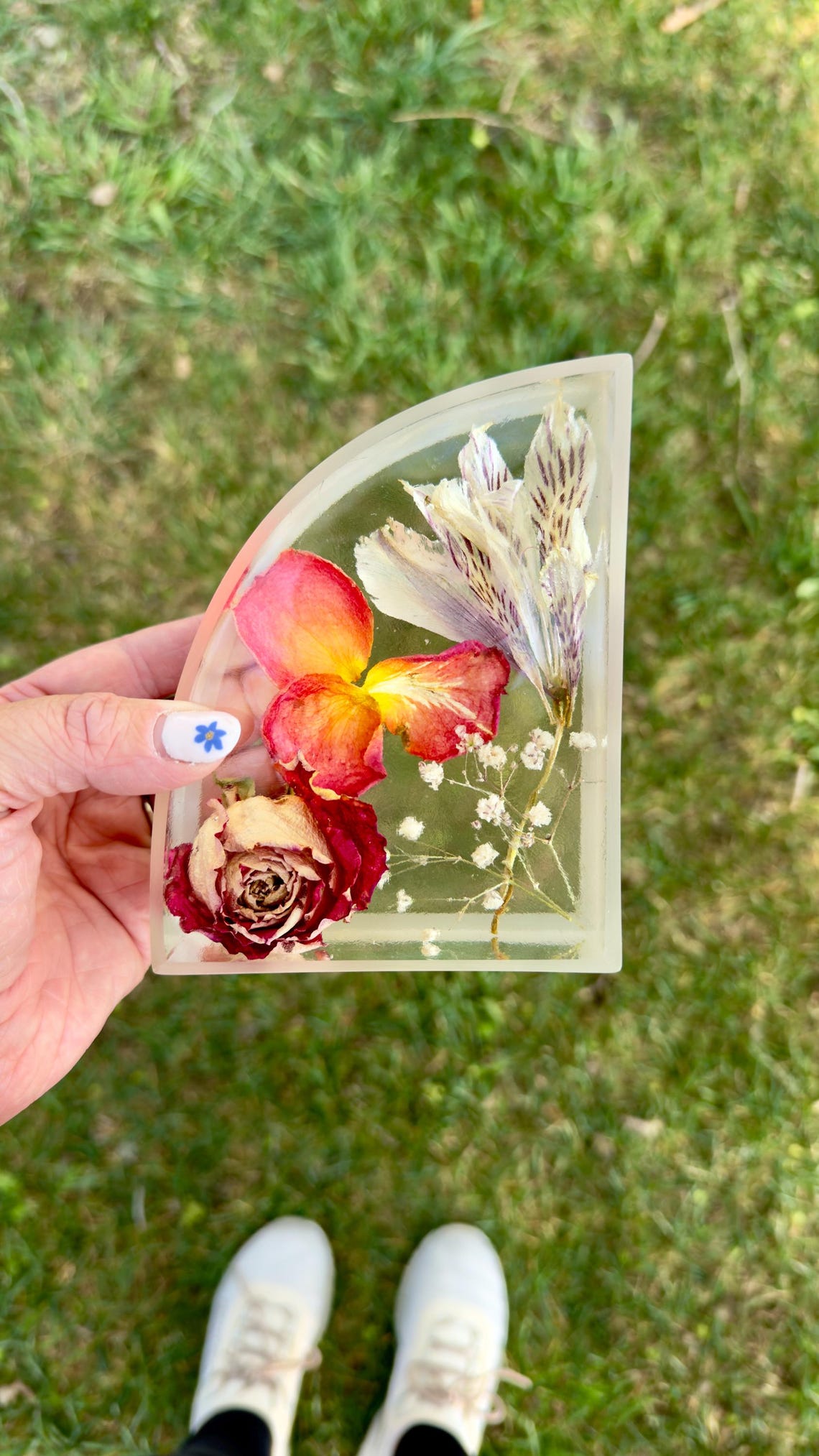 Wedding Bouquet Resin Bookends | Dried Flower Preservation | Custom ...