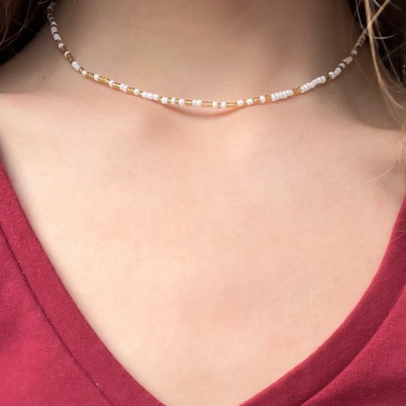 Seed Bead Necklace - Etsy