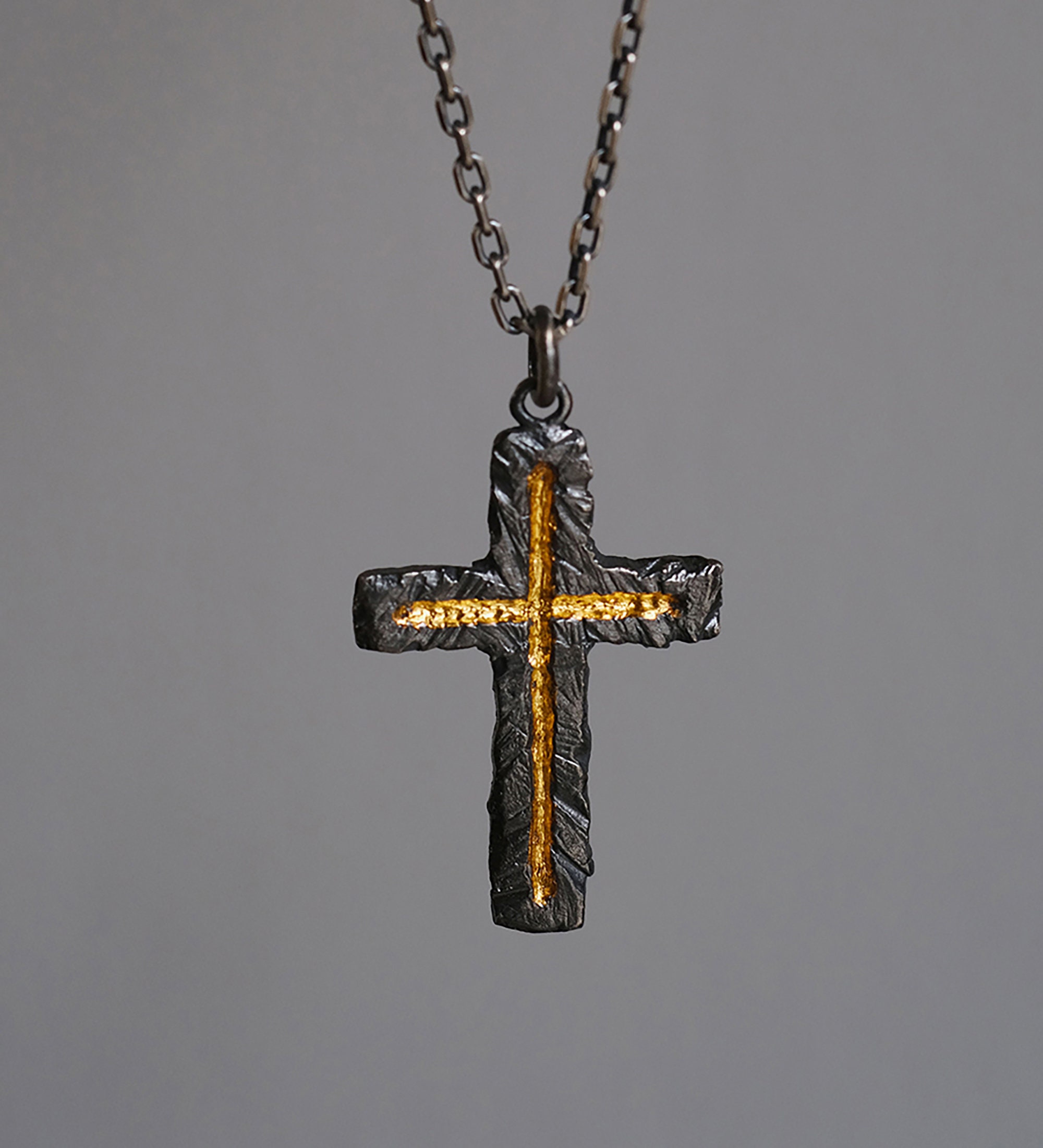 Gold Catholic Necklace, Godfather Gift, Custom Name Silver Cross ...