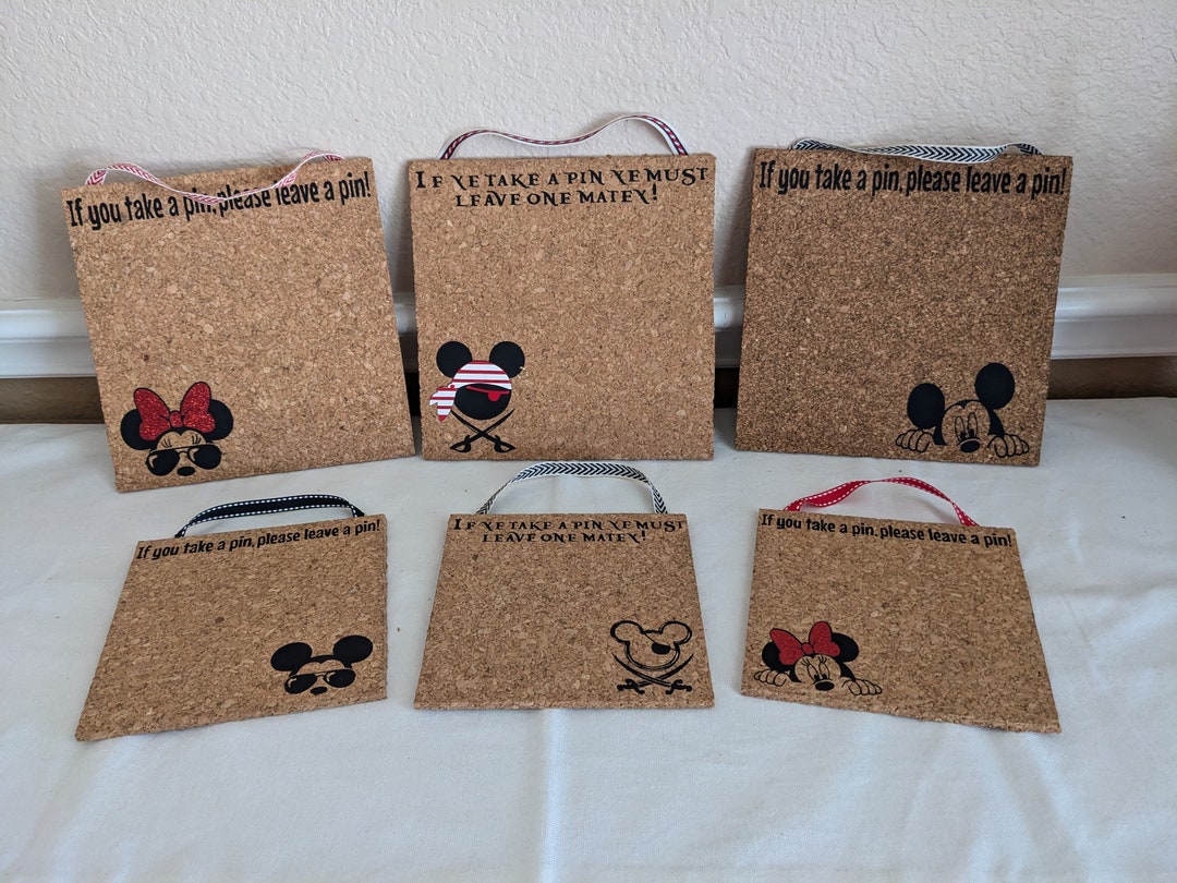 Disney Cruise Pin Trading Cork Board, Cork Board for Disney Cruise Pin ...