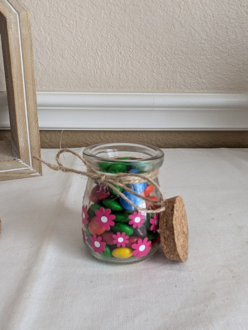 Decorated Mini Jars, Mini Jars for Tiered Tray, Friend Gift, Teacher ...