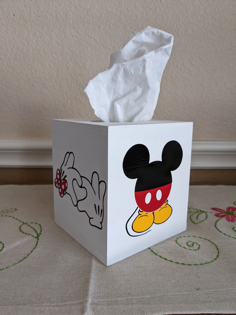 Disney Tissue Box Holder, Mickey Mouse Tissue Box Holder, Minnie Mouse ...