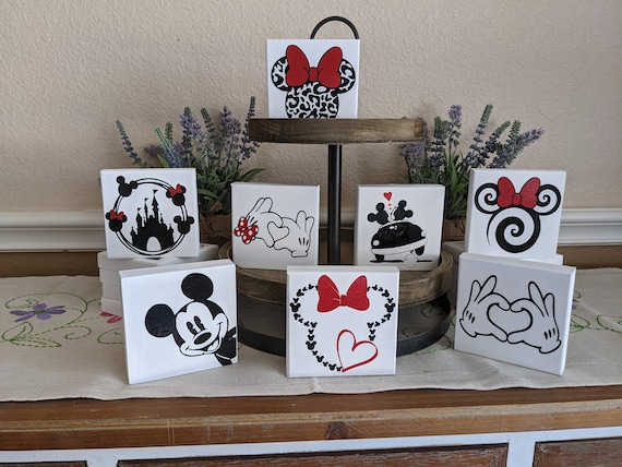 Disney Wooden Sign Disney Mini Sign Mickey Mouse Sign - Etsy