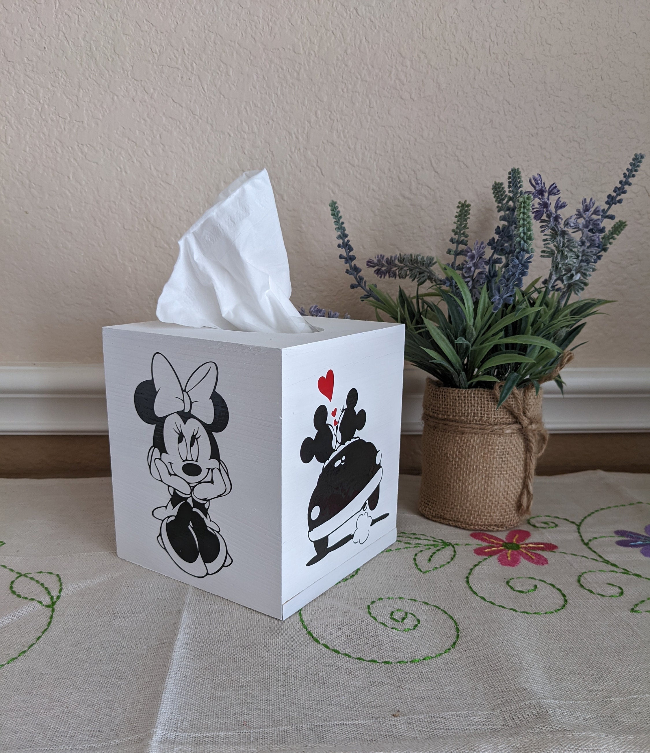 Disney Tissue Holder Mickey Mouse Tissue Holder Minnie Mouse - Etsy
