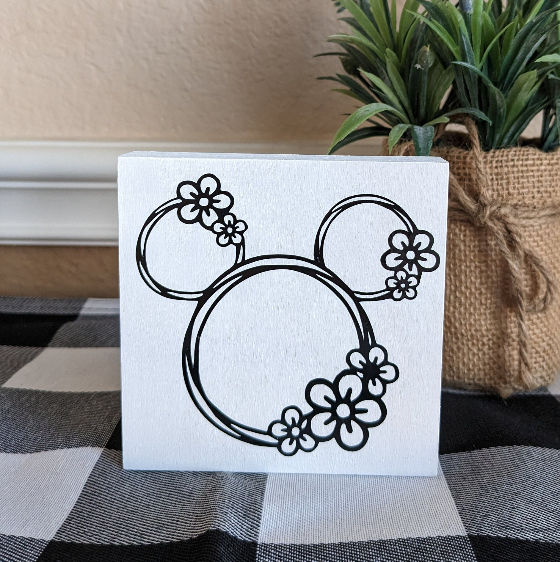 Disney Wooden Sign Disney Mini Sign Mickey Mouse Sign - Etsy