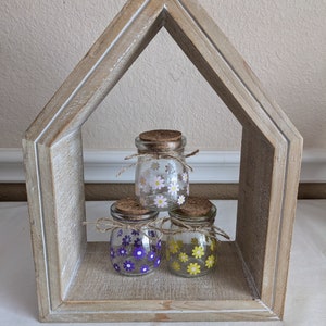 Decorated Mini Jars, Mini Jars for Tiered Tray, Friend Gift, Teacher ...