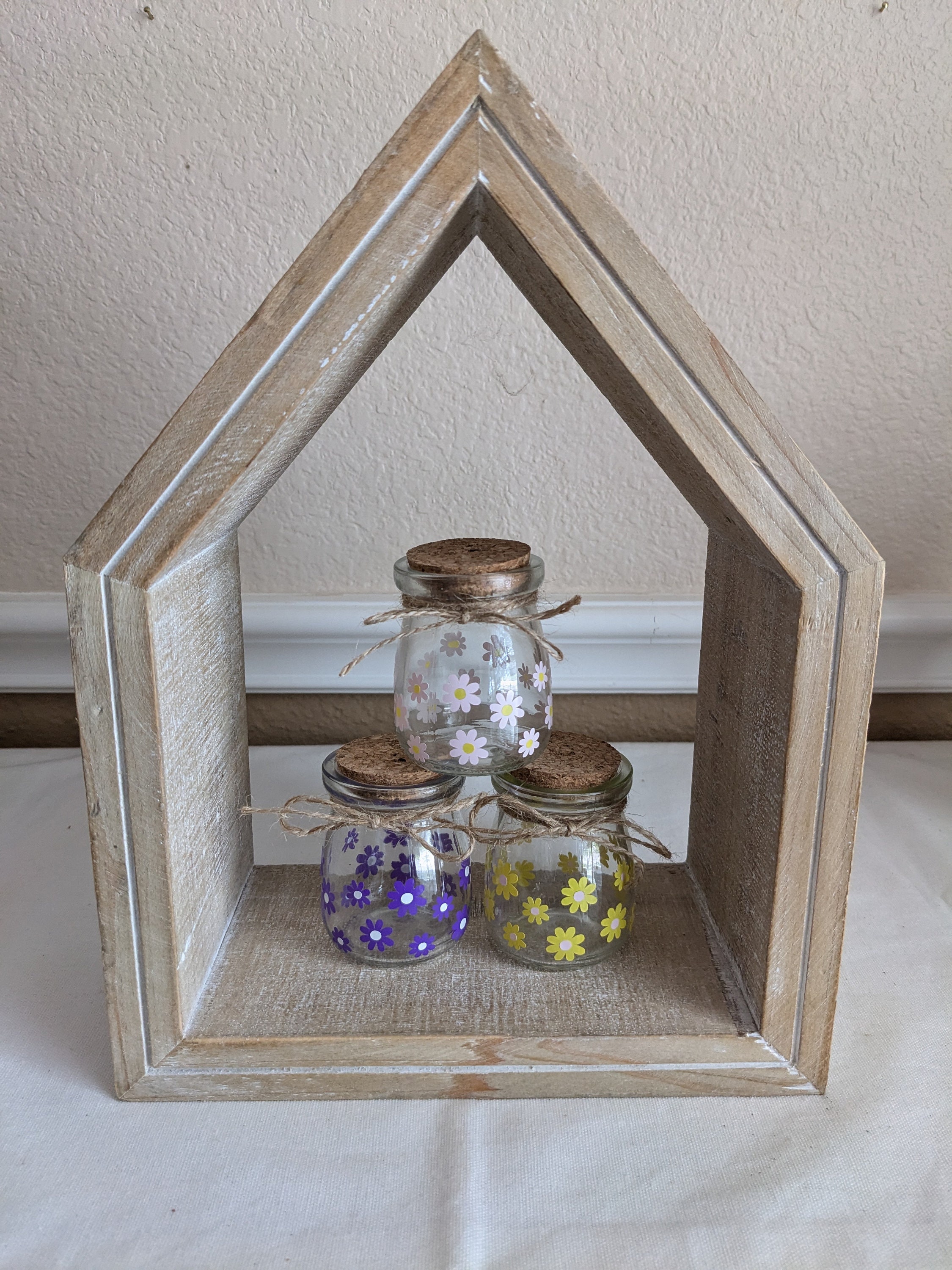 Decorated Mini Jars, Mini Jars for Tiered Tray, Friend Gift, Teacher ...