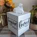 Christian Themed Wooden Tissue Box, Inspirational Decor, Wooden Tissue ...