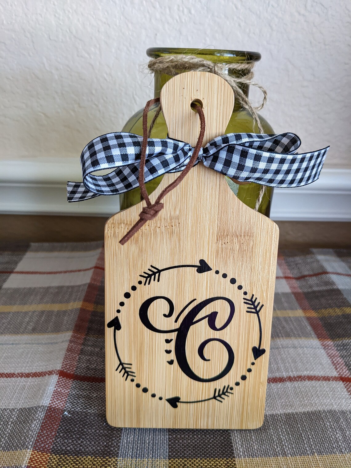 Monogrammed Mini Charcuterie Board, Personalized Mini Charcuterie Board ...