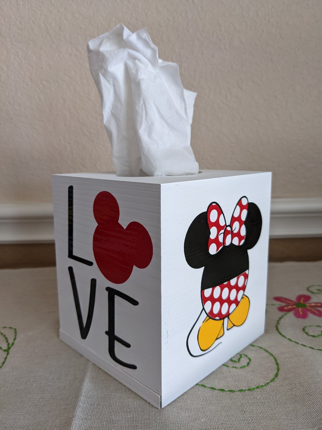 Disney Tissue Box Holder, Mickey Mouse Tissue Box Holder, Minnie Mouse ...