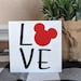 Disney Wooden Sign Disney Mini Sign Mickey Mouse Sign - Etsy