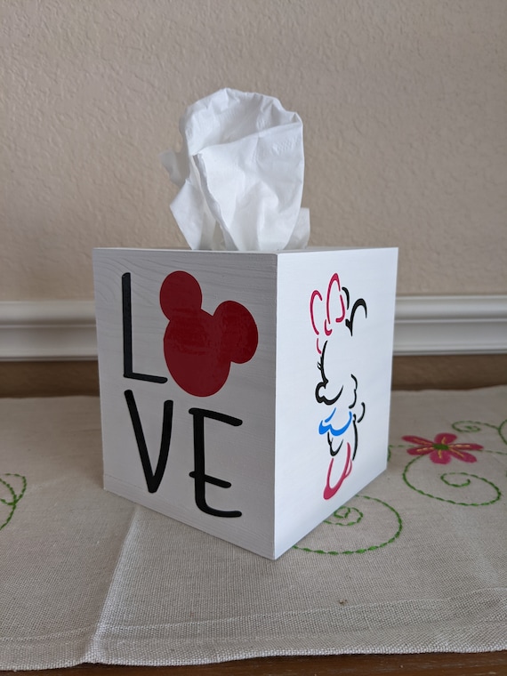 Disney Tissue Box Mickey Mouse Tissue Box Minnie Mouse - Etsy