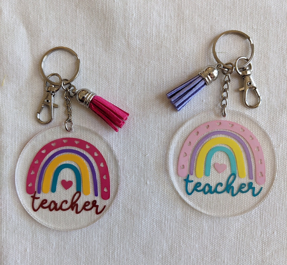 Teacher Keychain Teacher Gifts Teacher Appreciation - Etsy