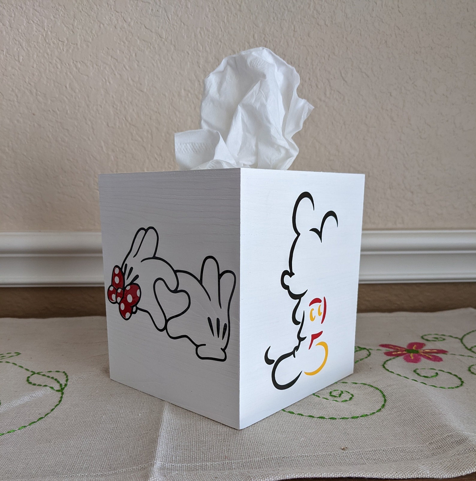 Disney Tissue Box Mickey Mouse Tissue Box Minnie Mouse - Etsy