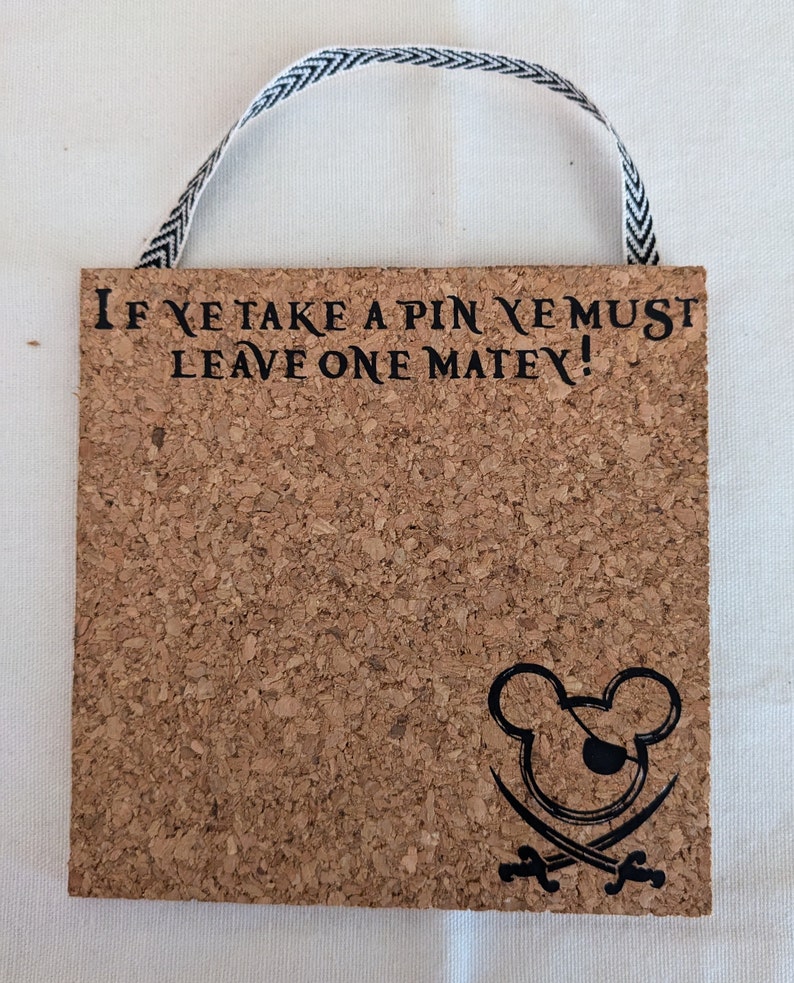 Disney Cruise Pin Trading Cork Board, Cork Board for Disney Cruise Pin ...