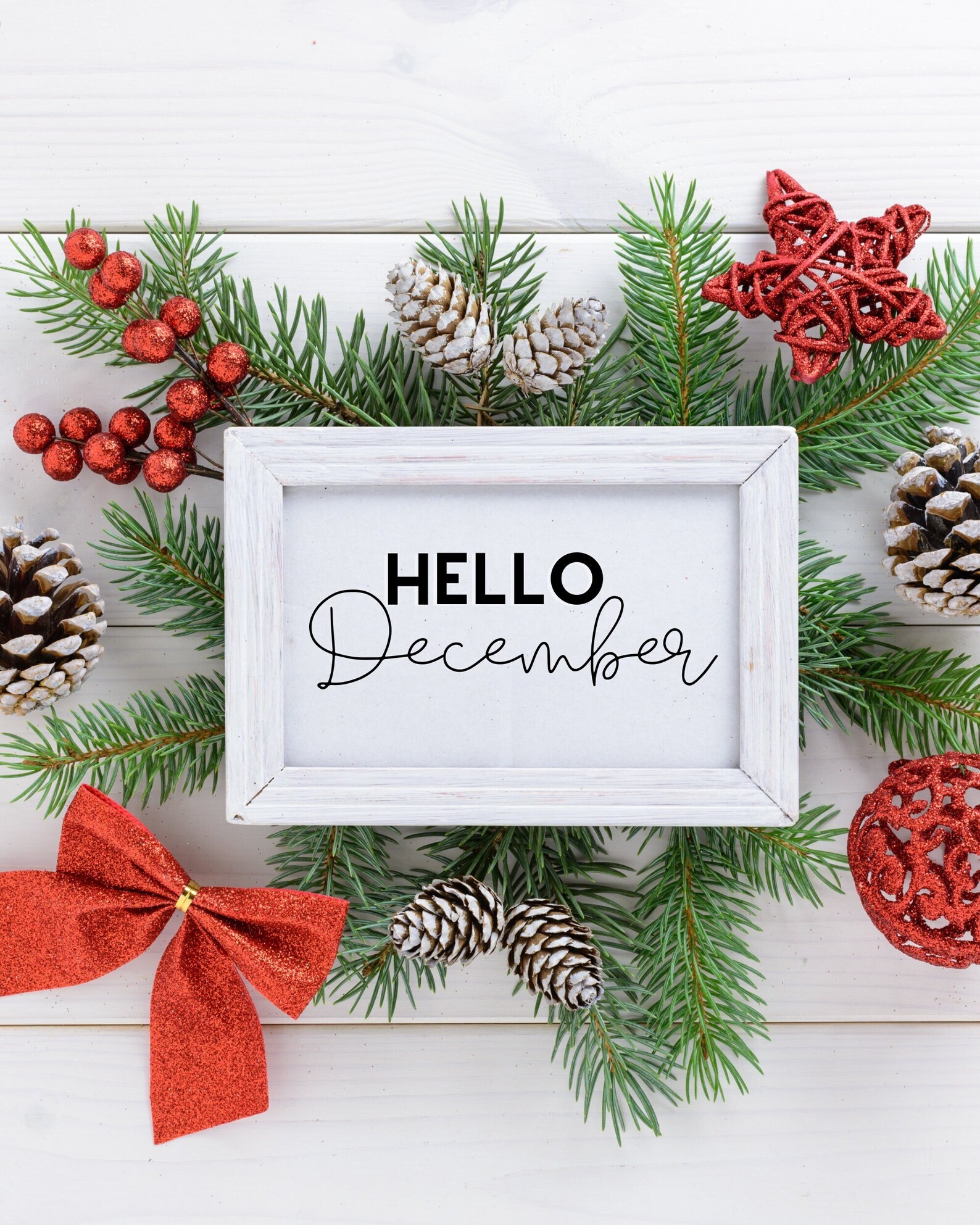 Hello December - INSTANT DIGITAL DOWNLOAD - Etsy