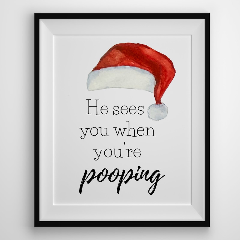 Poop Santa Hat - Etsy