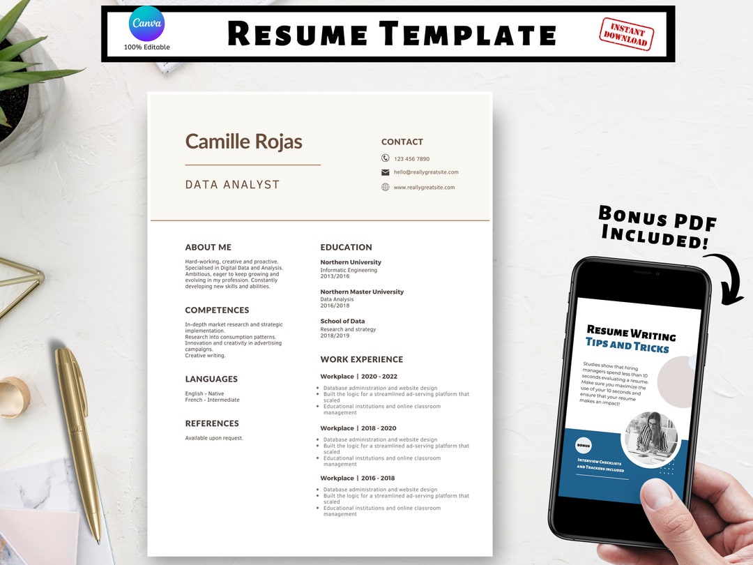 Resume, Resume Template, Resume Template Google Docs, Cv Template ...