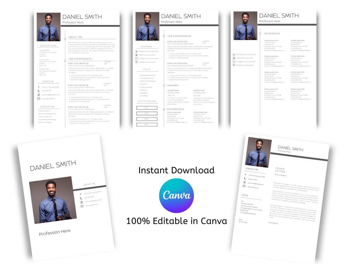 Resume Template, Resume, Professional Resume, Resume Template Google ...