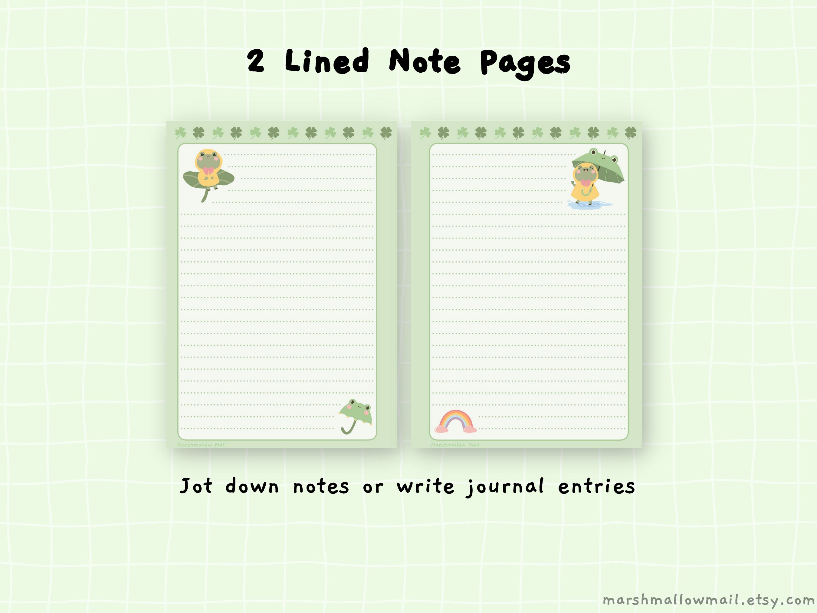 Printable Cute Planner Inserts, Undated A5 Month Week Daily Templates ...