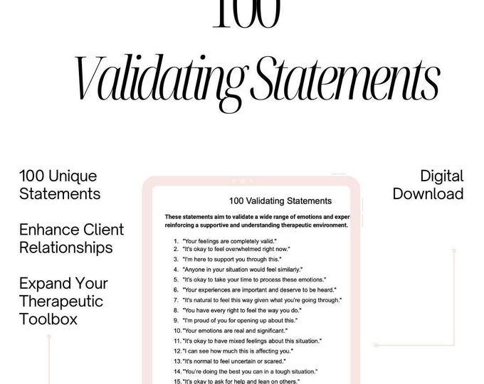 100 Validating Statements | Coaching Interventions | Empathetic ... 100 Validating Statements | Coaching Interventions | Empathetic ...