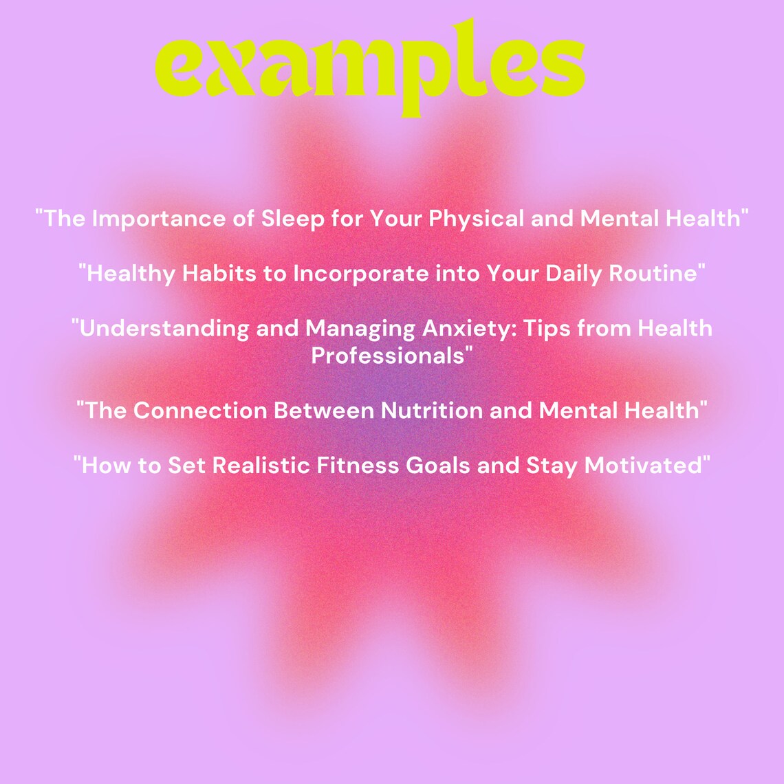 99 Wellness Blog Post IDEAS | Social Media | Planning Sheets | Blog ...