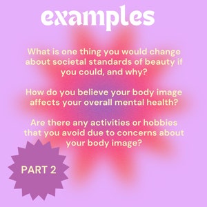 60 Therapeutic Questions on Body Image Questions Therapy Session ...