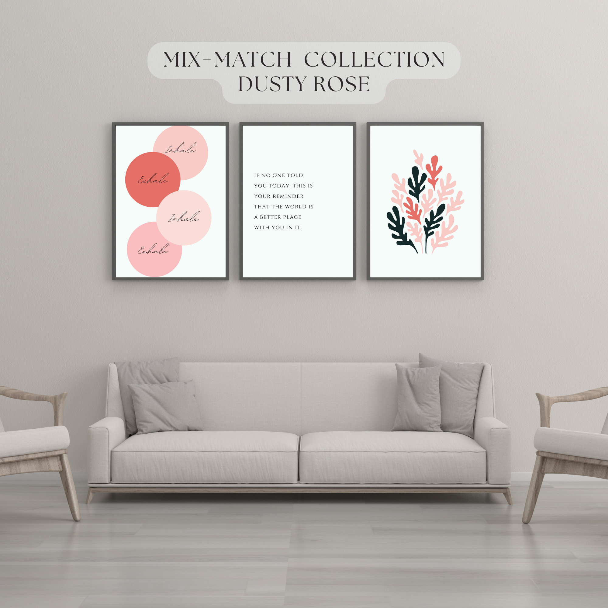 12 Boho Mental Health POSTERS| Gallery Wall | Therapy Decor| Counseling ...