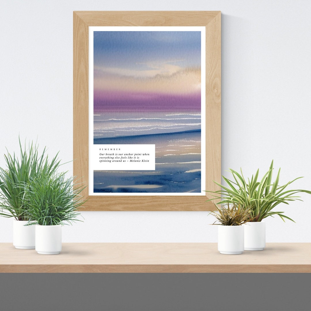 Mental Health Mindful Quote POSTER| Gallery Wall | Therapy Decor ...