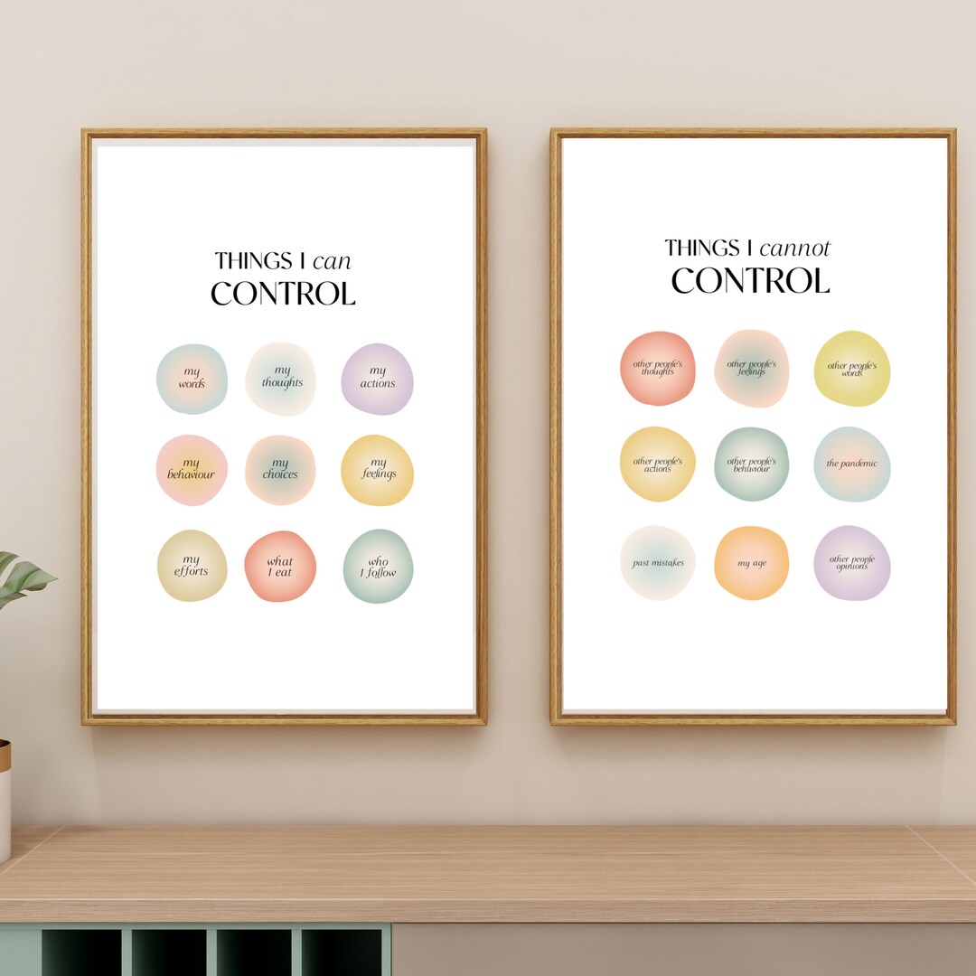 Mental Health POSTERS |set of 2| Gallery Wall | Therapy Decor ...