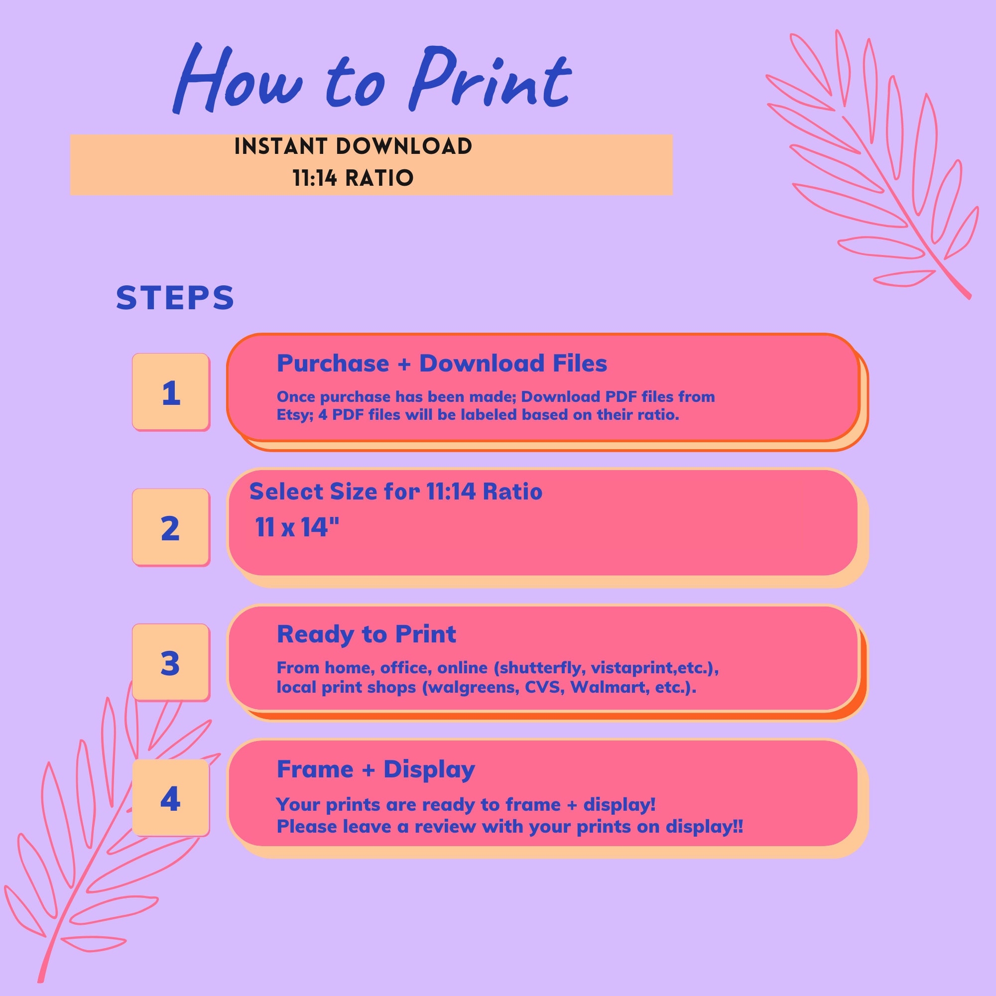 Mega Bundle POSTERS set of 4 11:14 Ratio Gallery Wall - Etsy