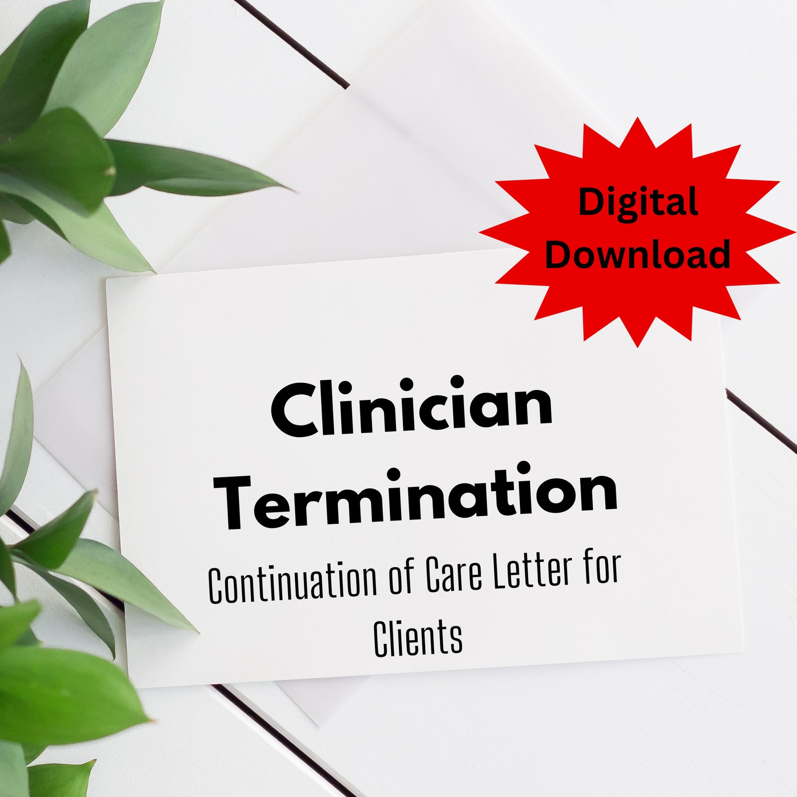 Continuation of Care Letter for Private Practice Owners to Send AFTER ...