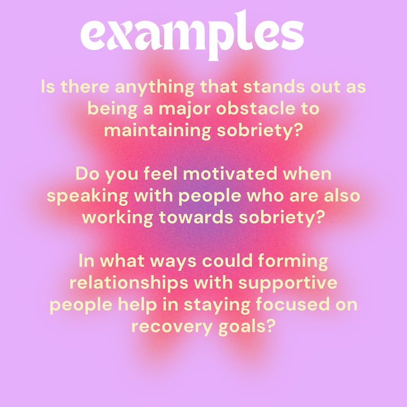 30 Therapeutic Questions on Substance Use + Sobriety Mental Health ...