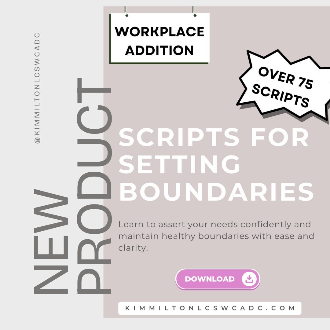 Pre-written Scripts |setting Boundaries | Workplace Toxic Work ...