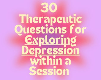 30 Therapeutic Questions Initial Therapy Session Mental Health Therapy ...