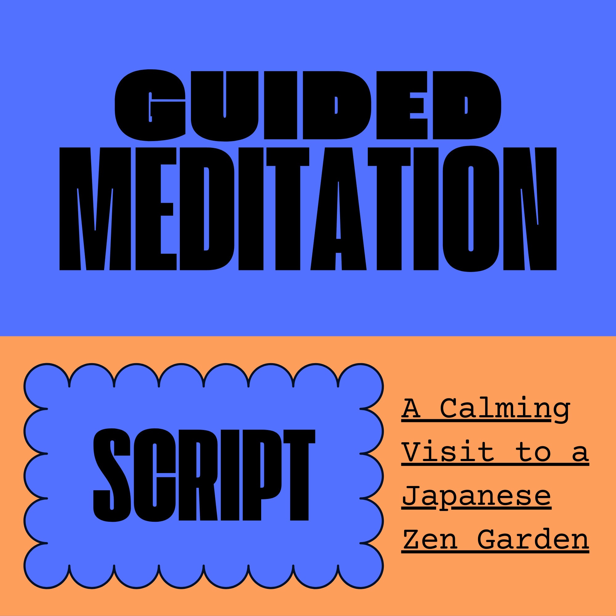 Guided Meditation Script , Mindfulness, Therapy Office Decor, Therapy ...