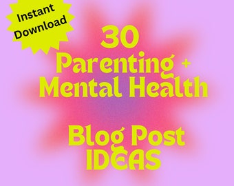 99 Mental Health Blog Post IDEAS Social Media IDEAS ONLY Planning ...