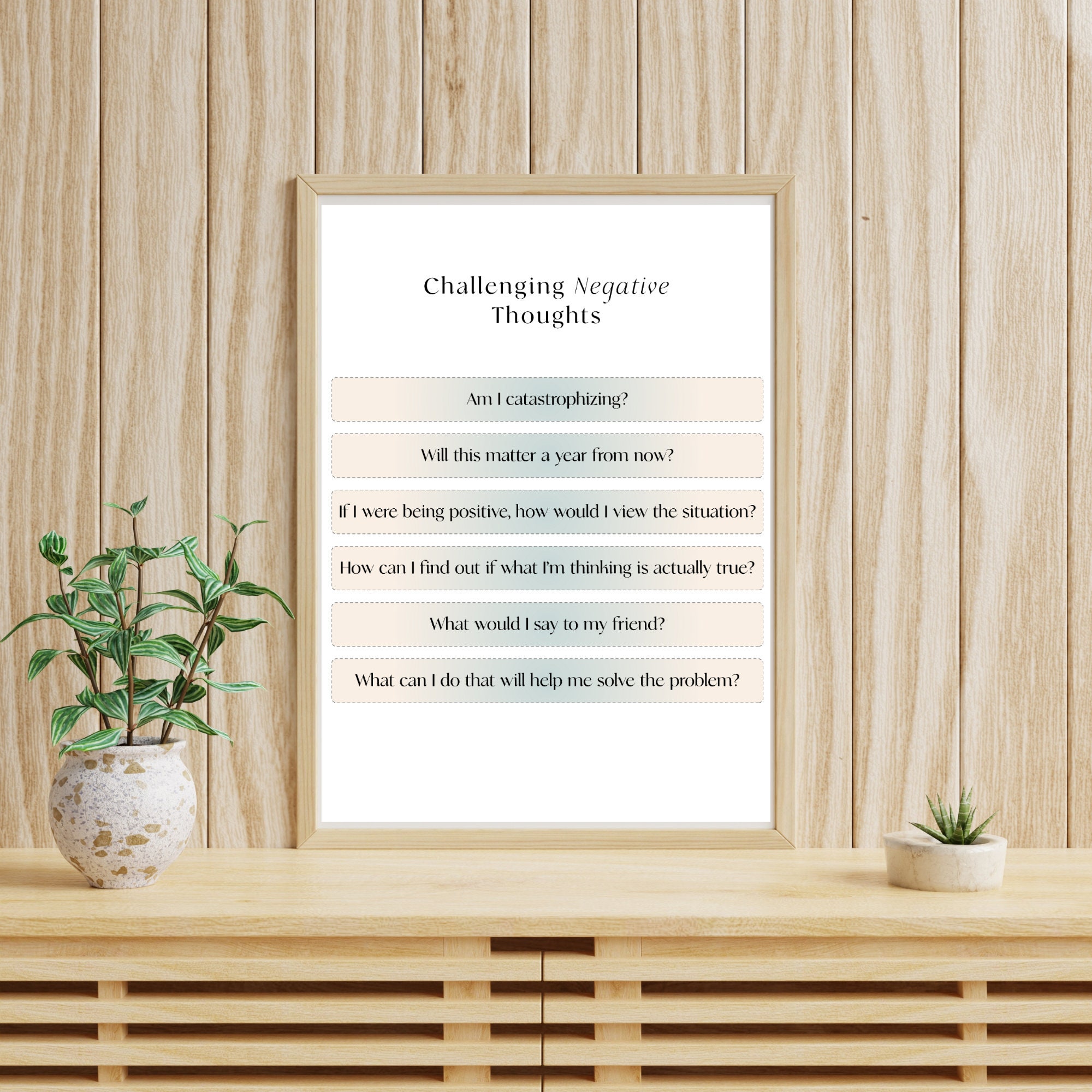 Mental Health POSTER| Gallery Wall | Therapy Decor| Counseling ...