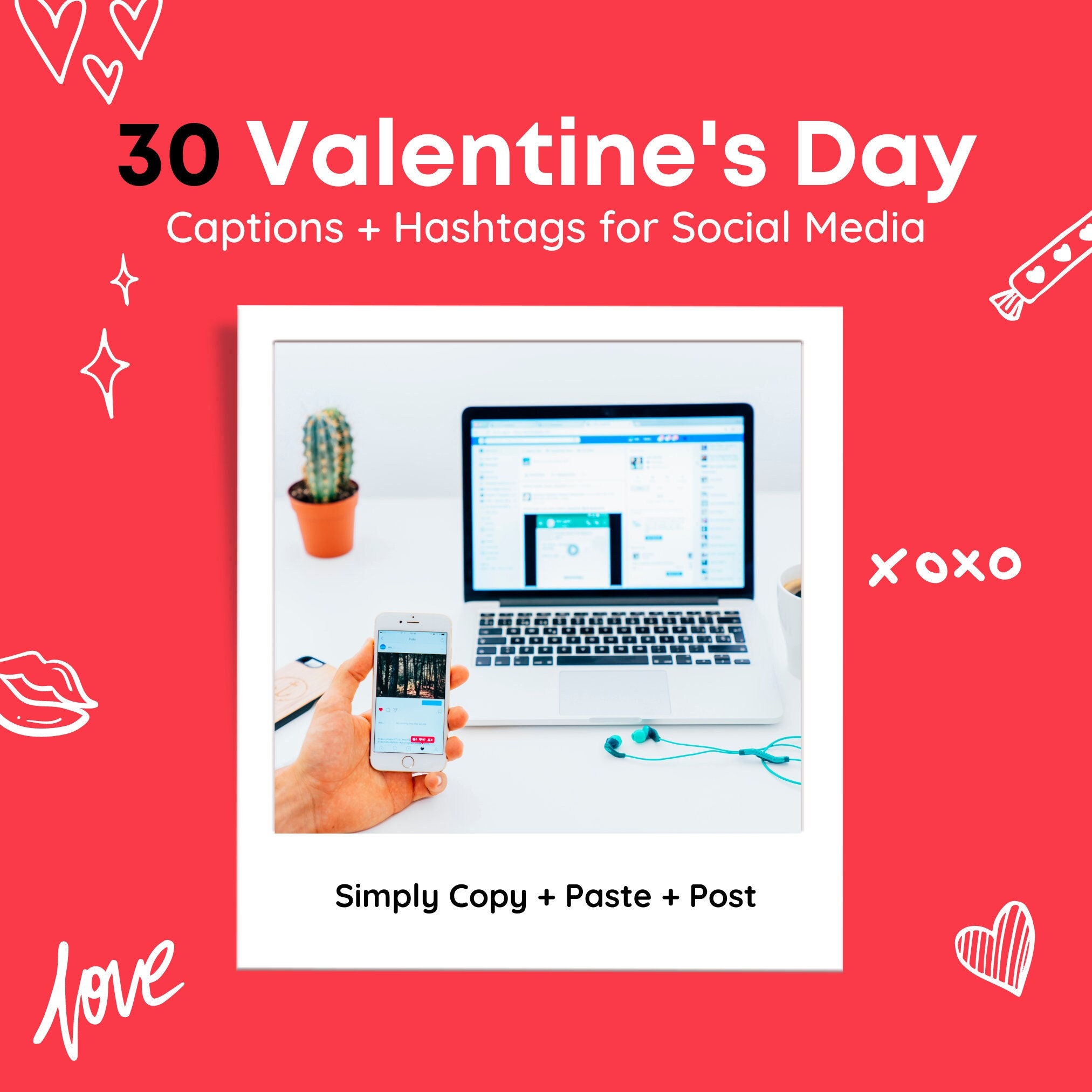 30 Pre-written Social Media Captions and Hashtags for Any Business for ...