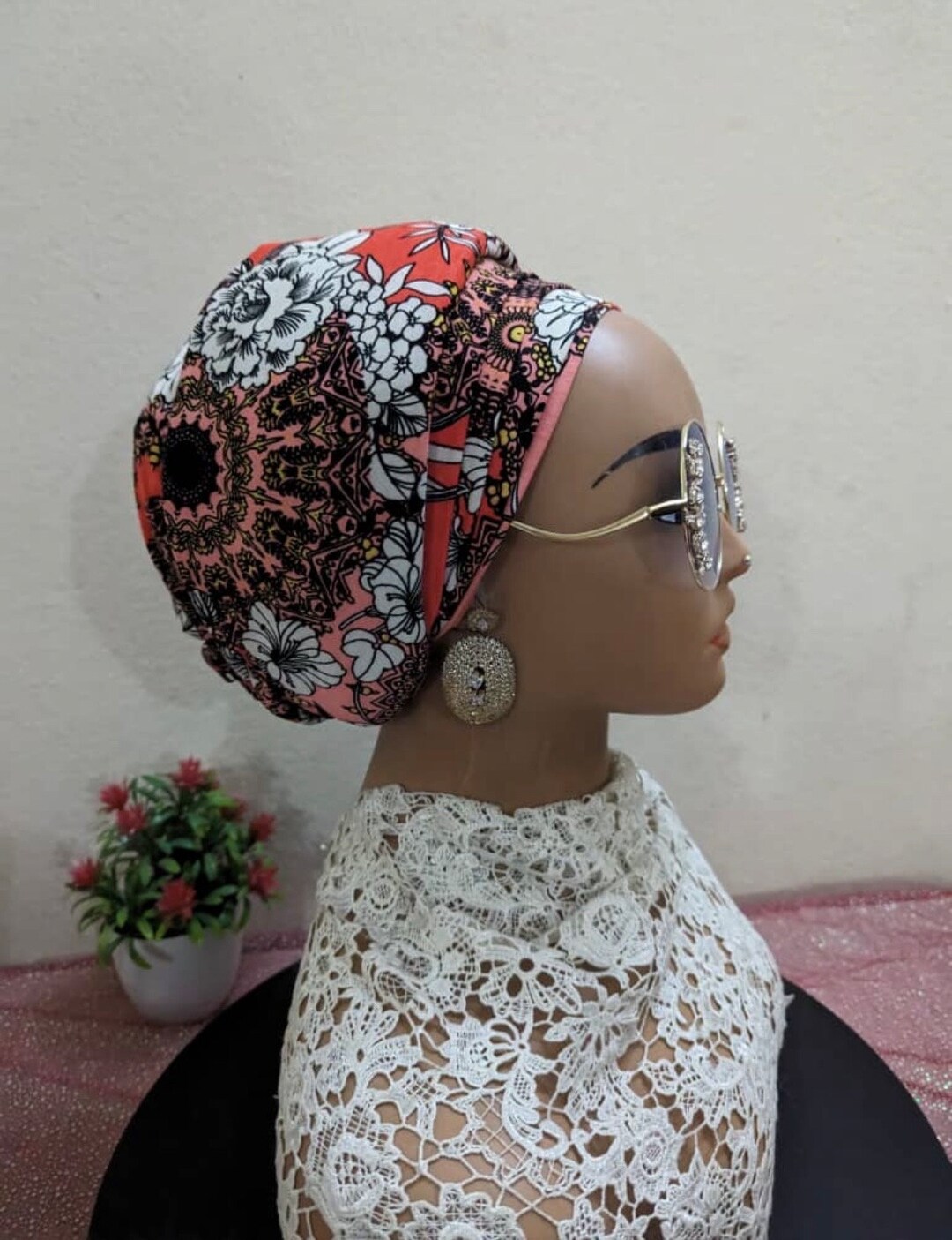 Luxury Turban Hat for Ladies Pre Tied Hat Zara Cap Pre Styled Head Tie ...