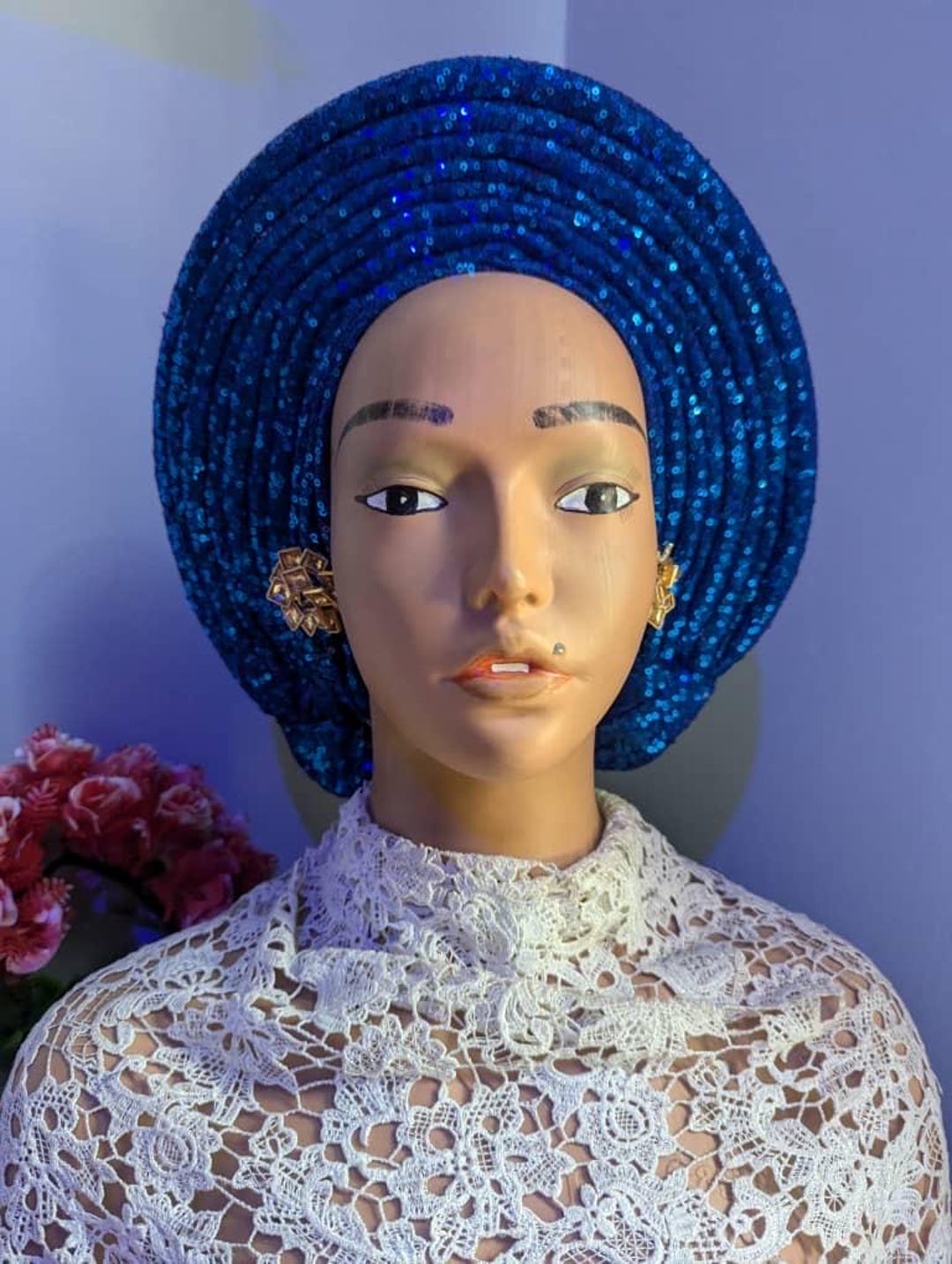 Luxury African Auto Gele| Turban Hat for Ladies| Pre Tied Hat| Zara Cap ...