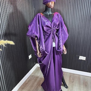 African Liquid Mikado Boubou| Danshiki | Kaftan| Jalabiya| Rich Aunty ...