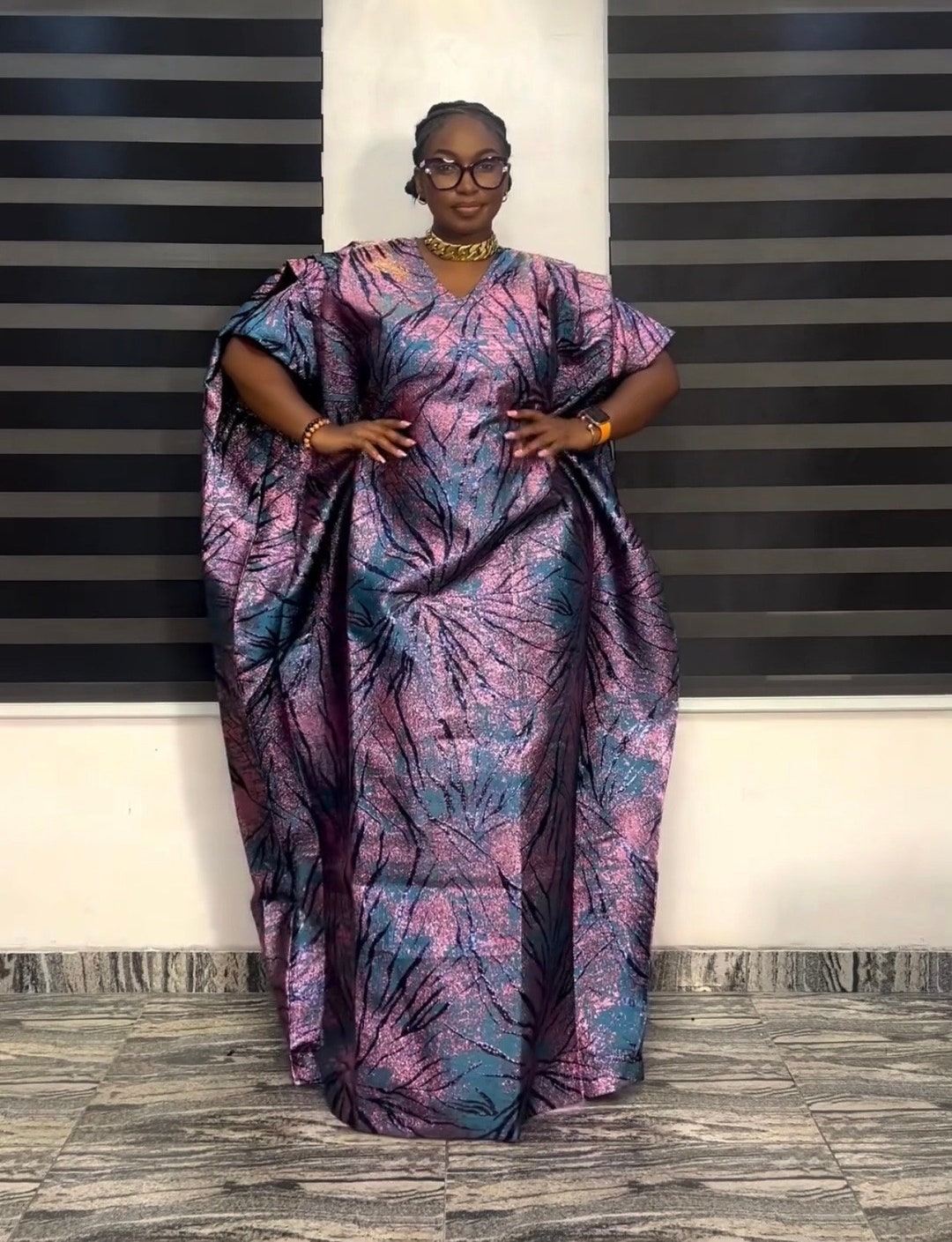 African Brocade Boubou Dress| Rich Aunty| Danshiki | Kaftan| Jalabiya ...