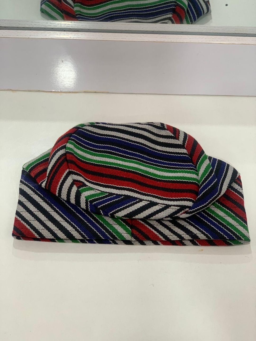 African Men Aso Oke Cap | Fila Ijebu, Nigerian Men's Hat (22.5 Inches ...
