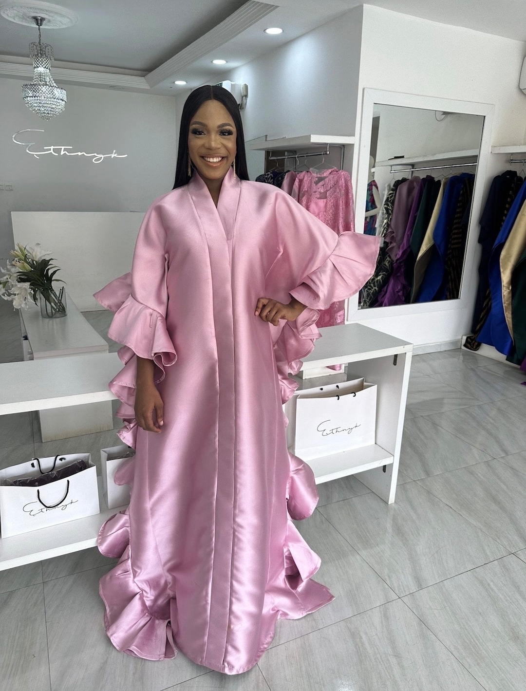 African Mikado Boubou Danshiki Kaftan Jalabiya Rich Aunty Nigerian ...