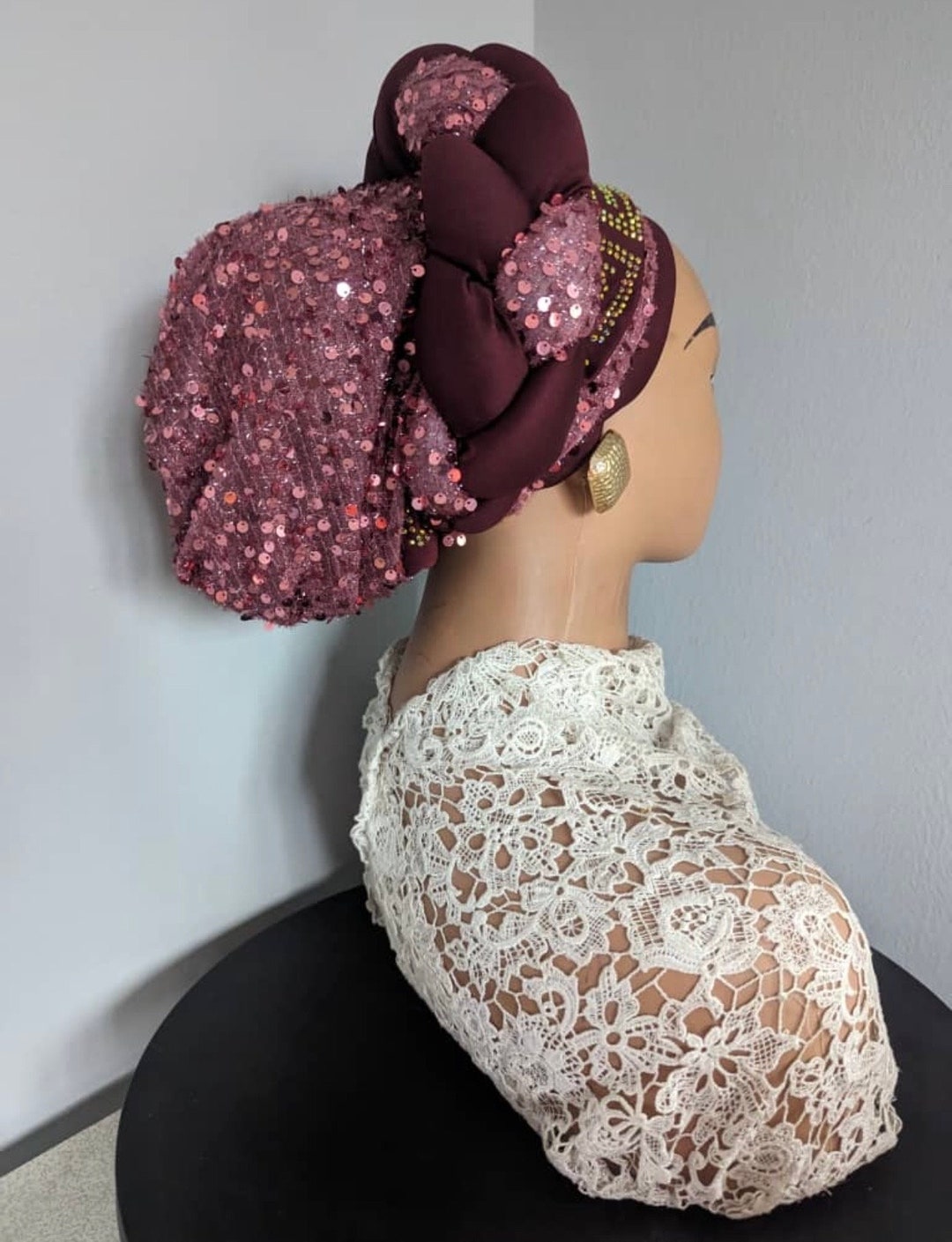 Luxury Turban Hat for Ladies| Pre Tied Hat| Zara Cap| Eid |pre Styled ...